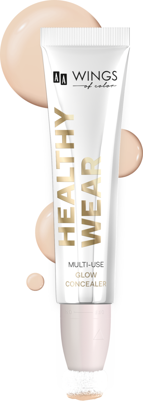 AA WINGS OF COLOR, Healthy Wear , korektor, rozświetlający, nr 302, 13 ...