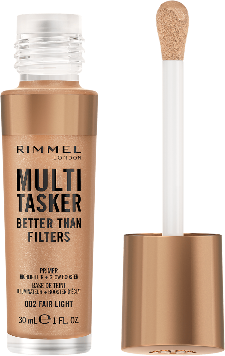 RIMMEL, Multi Tasker Better Than Filters, primer, glowbooster i rozświetlacz, 3w1, nr 002, Fair ...