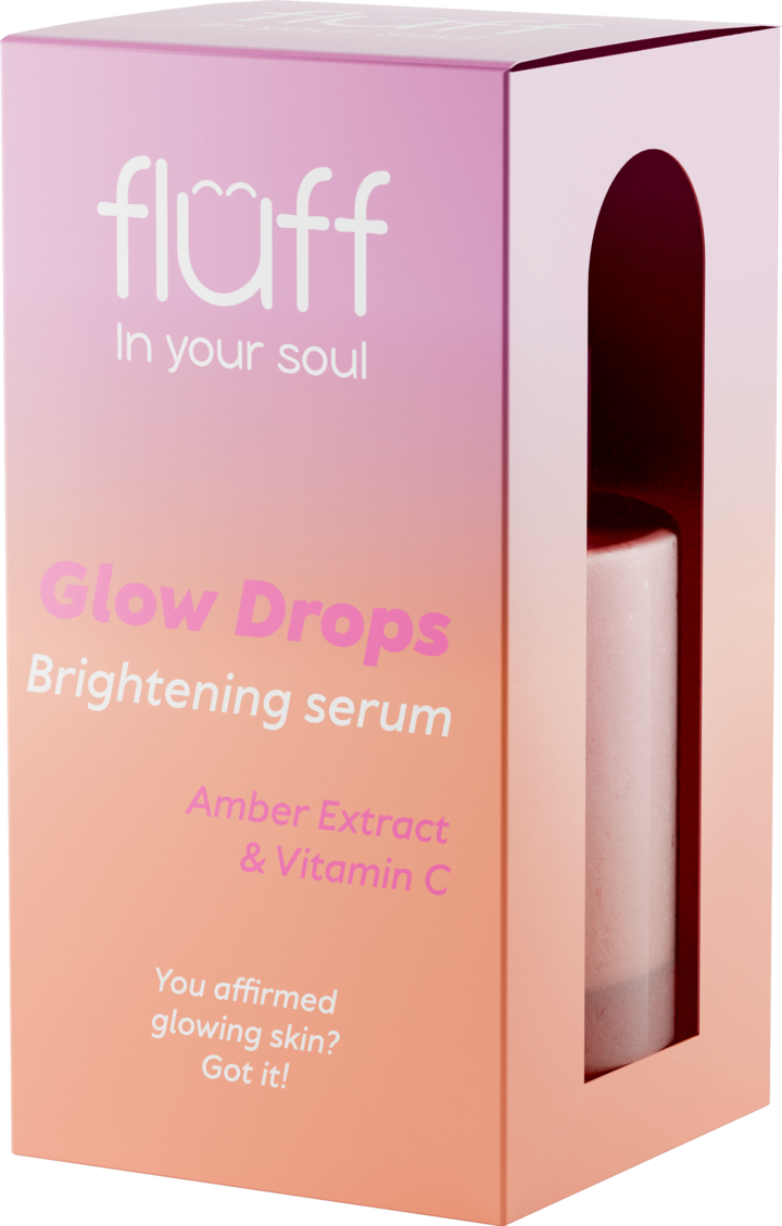 FLUFF, In Your Soul Glow Drops, serum do twarzy, rozświetlające, z ...