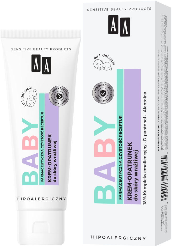 AA BABY, krem-opatrunek do skóry wrażliwej, od 1 dnia życia hipoalergiczny, 50 ml | Drogeria ...