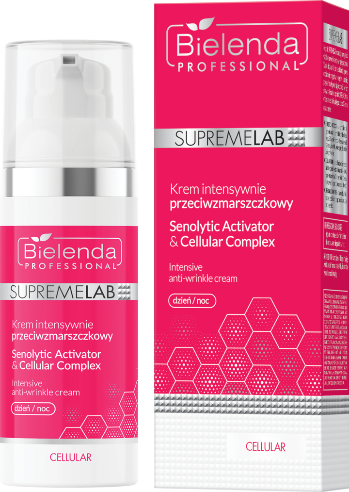 BIELENDA PROFESSIONAL, SupremeLab Cellular, krem do twarzy, intensywnie przeciwzmarszczkowy, 50 ...