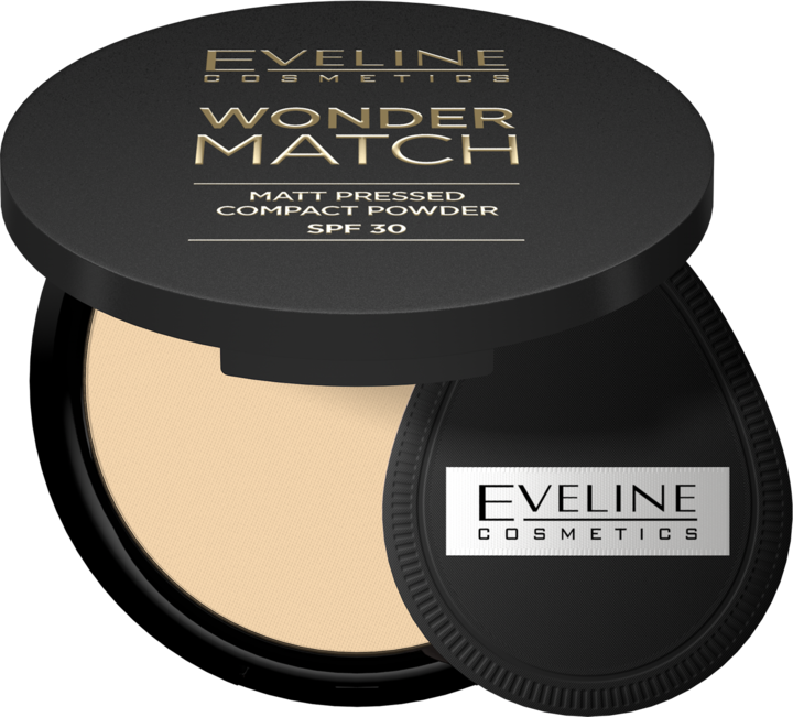EVELINE COSMETICS, Wonder Match , puder do twarzy, SPF 30, nr 02 Medium Beige, 8 g | Drogeria ...