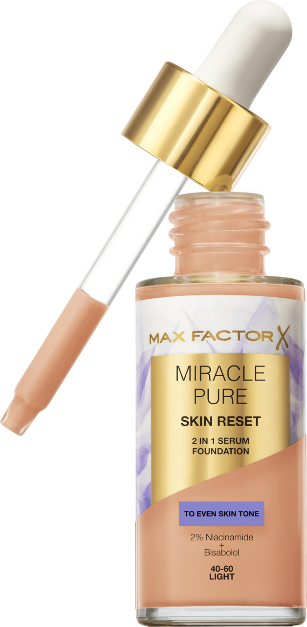 MAX FACTOR, Miracle Pure Skin Reset, podkład do twarzy, z serum, 2w1 ...