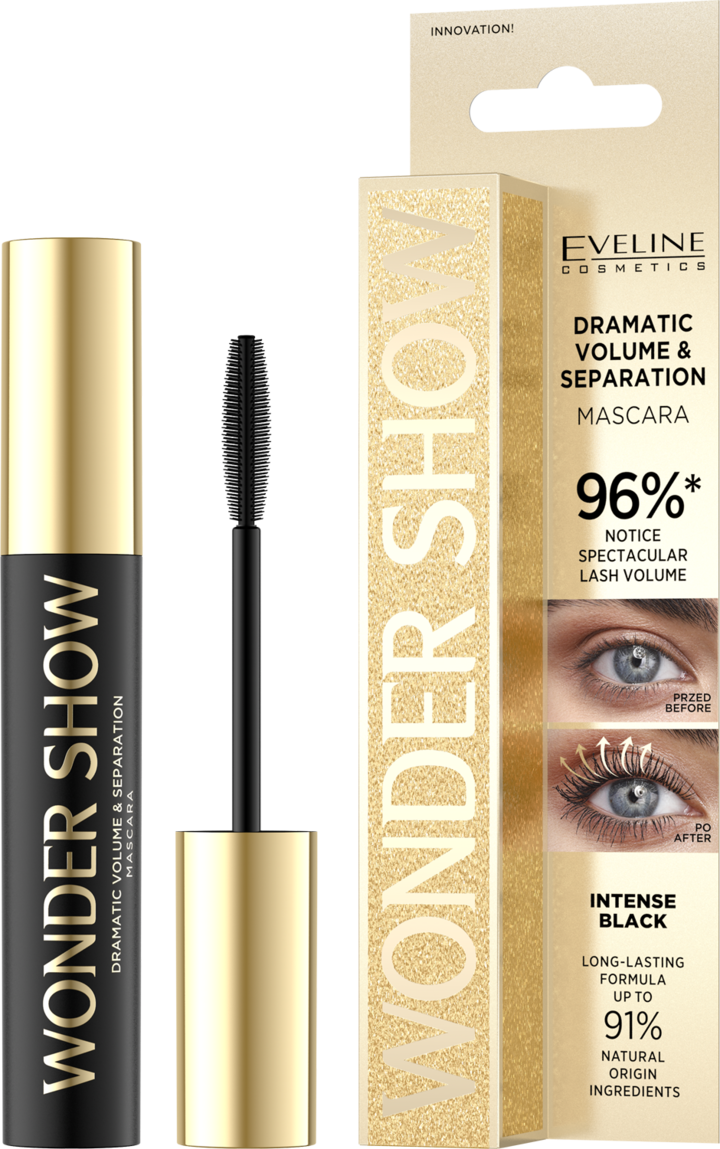 EVELINE COSMETICS, Wonder Show , tusz do rzęs, pogrubiająco ...