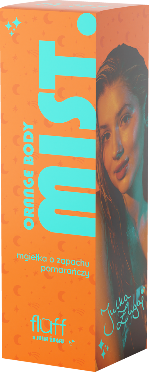 FLUFF, Julia Żugaj , mgiełka do ciała o zapachu pomarańczy, 80 ml ...