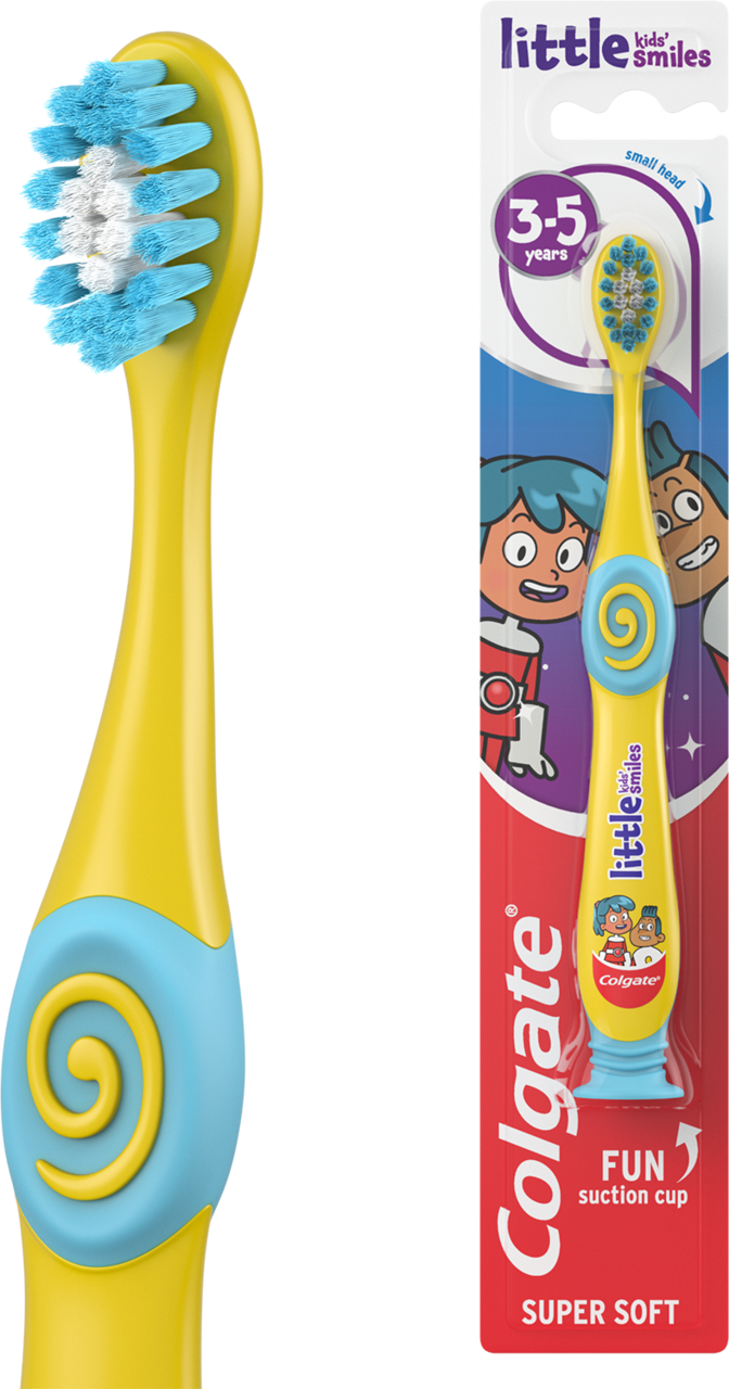 COLGATE, Little Kids' Smiles , szczoteczka do zębów dla dzieci 3-5 lat ...