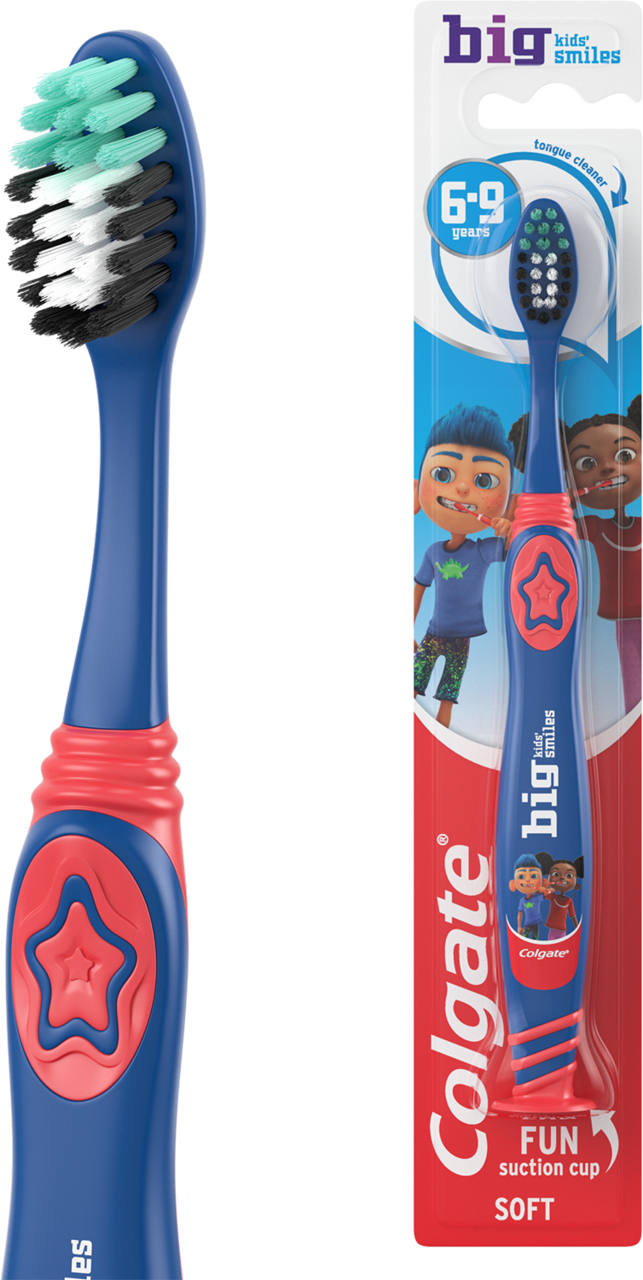 COLGATE, Big Kids' Smiles , szczoteczka do zębów dla dzieci 6-9 lat ...