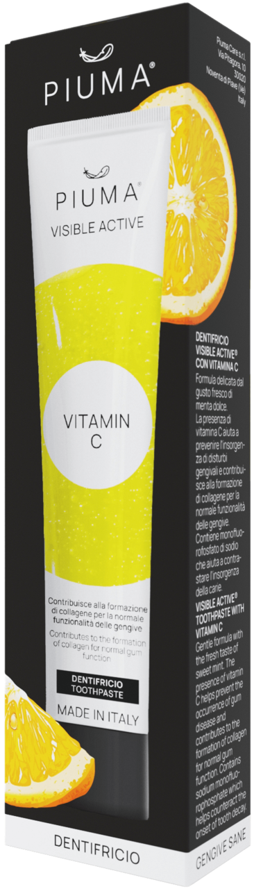 PIUMA, Visible Active , pasta do zębów, z witaminą C, 75 ml | Drogeria ...