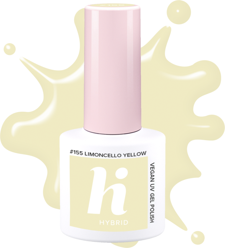 HI HYBRID, lakier hybrydowy, #155 Limoncello Yellow, 5 ml | Drogeria ...