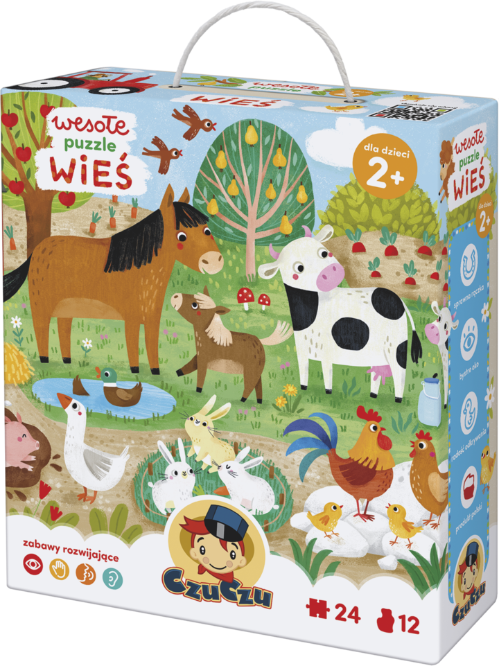 CZUCZU, wesołe puzzle, Wieś, 2+, 1 szt. | Drogeria Rossmann.pl