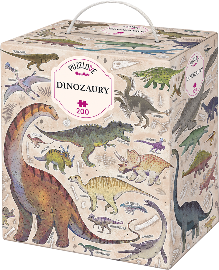 CZUCZU, Puzzlove , puzzle, Dinozaury, 200 elementów, 1 szt. | Drogeria ...