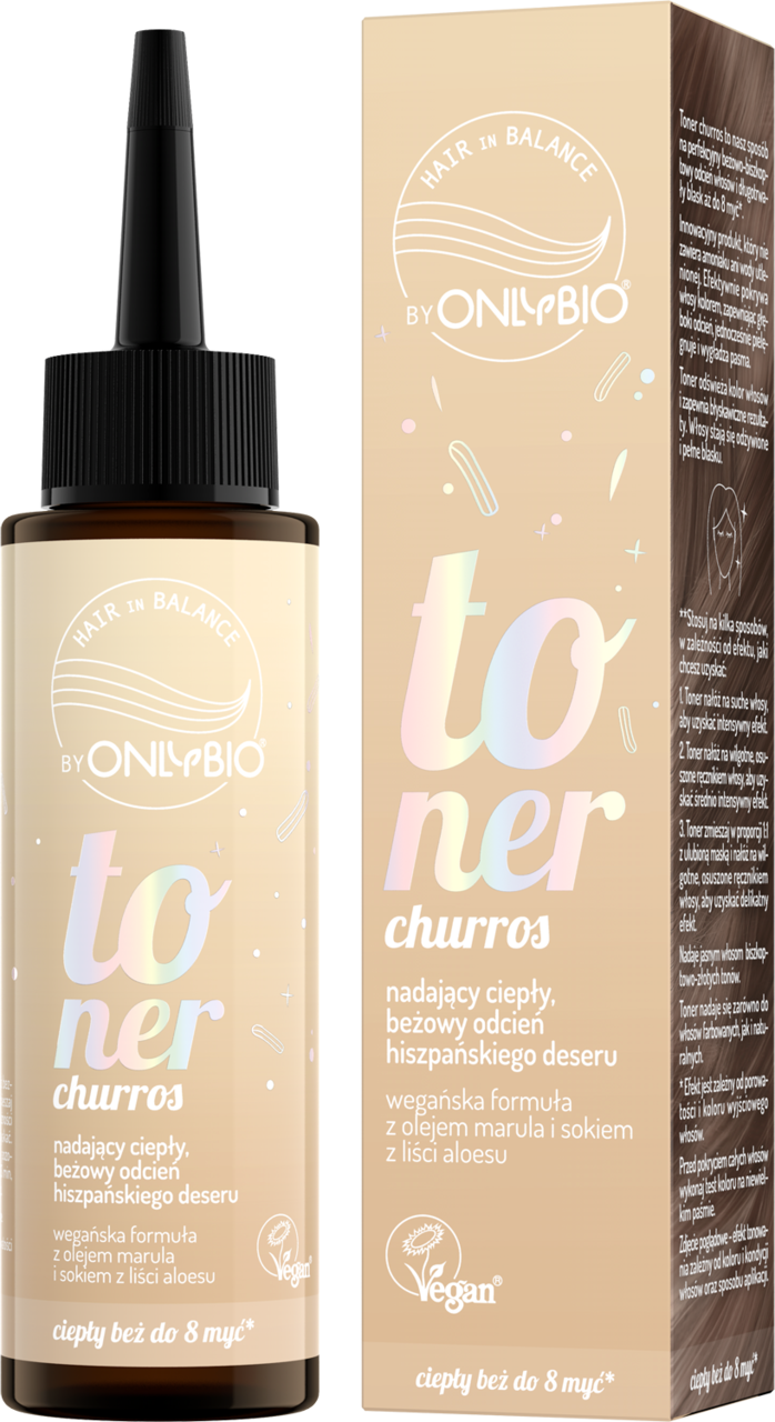 ONLYBIO HAIR IN BALANCE, toner do włosów, Churros, 100 ml | Drogeria ...