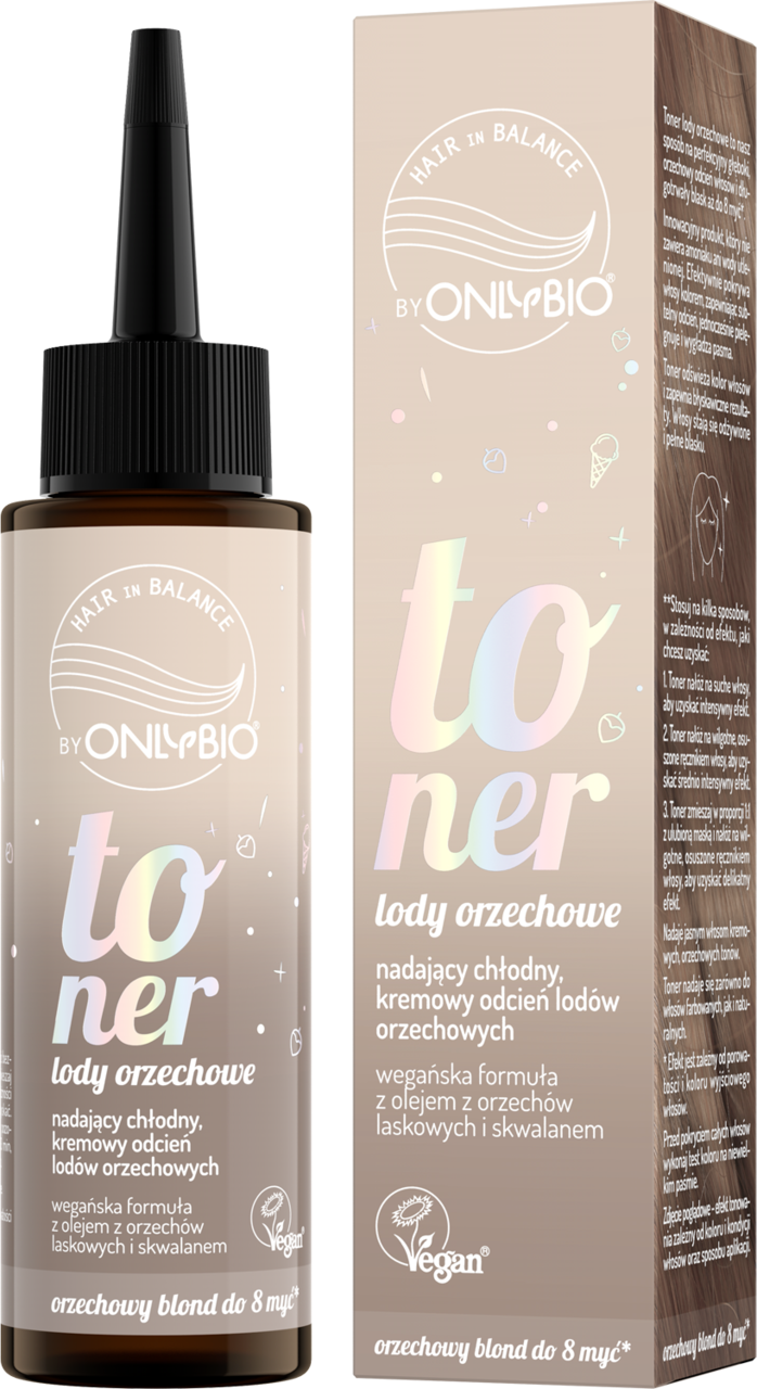 HAIR IN BALANCE BY ONLYBIO, toner do włosów, Lody Orzechowe, 100 ml | Drogeria Rossmann.pl