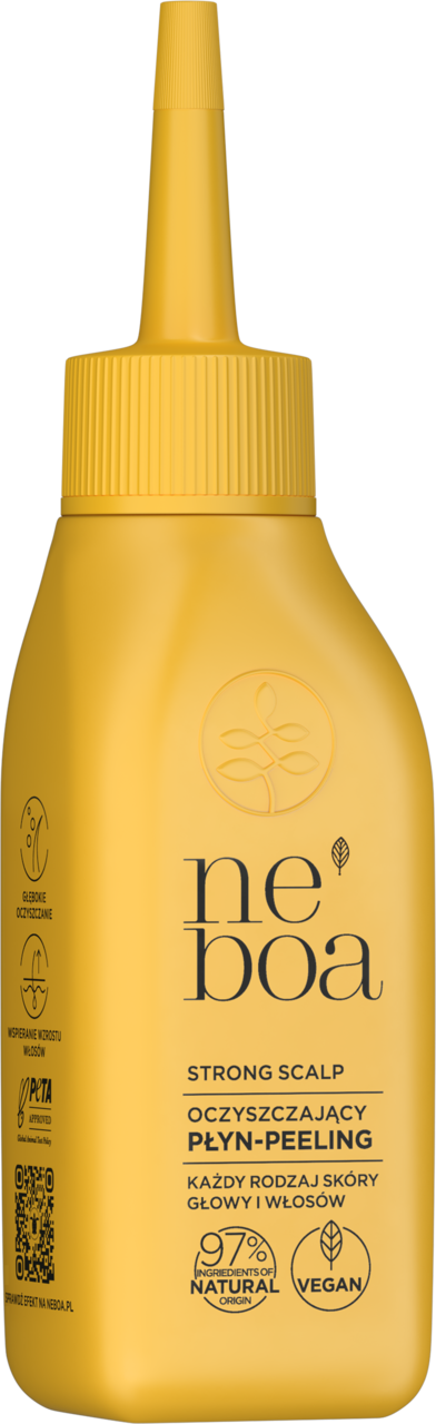 NEBOA, Strong Scalp , płyn-peeling do skóry głowy, oczyszczający, 2w1 ...