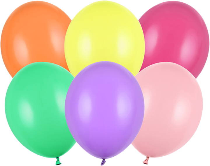 PARTYDECO, balony lateksowe, mix kolorów pastelowych, 10 szt ...
