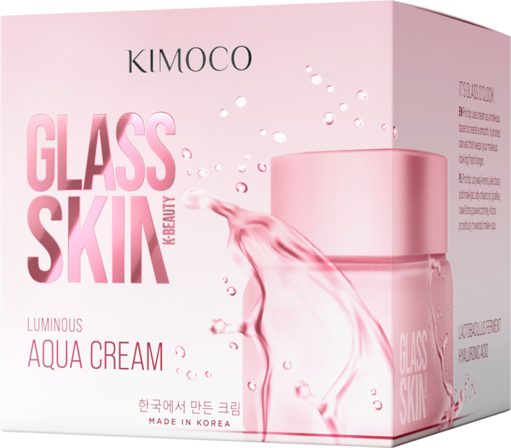 KIMOCO, Glass Skin , krem do twarzy, multifunkcyjny, rozświetlający, 50 ...