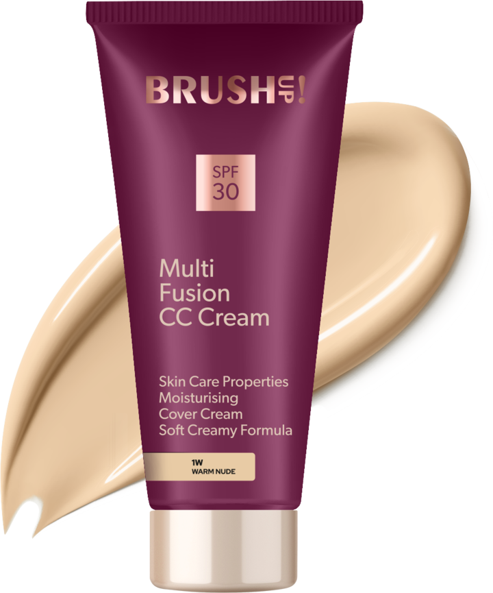 BRUSH UP!, Multi Fusion , krem CC, SPF 30, nr 1W Warm Nude, 30 ml | Drogeria Rossmann.pl