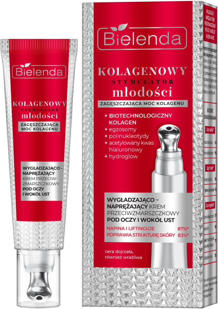 BIELENDA, Kolagenowy Stymulator Młodości , krem pod oczy, wygładzająco ...
