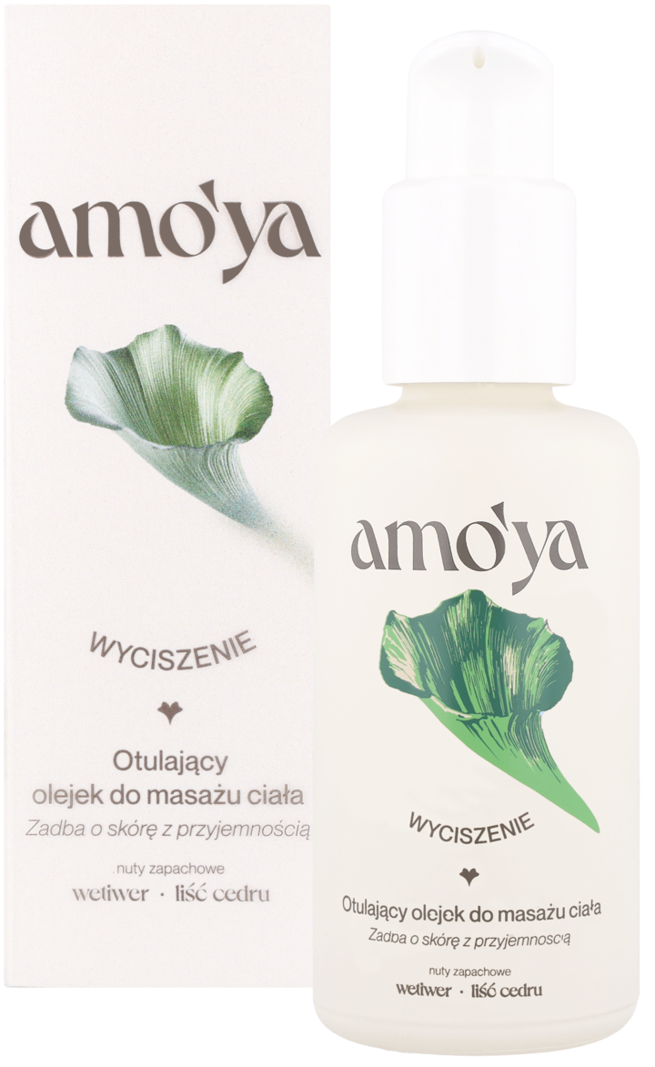 AMO'YA, Wyciszenie , otulający olejek do masażu ciała, 100 ml ...