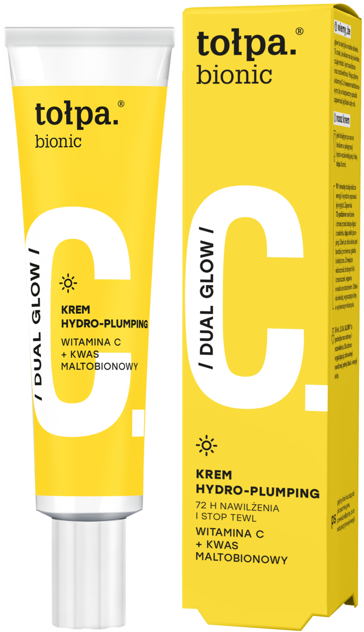 TOŁPA, Bionic Dual Glow, krem do twarzy, nawilżający, na dzień, 40 ml ...