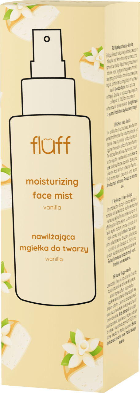 FLUFF, mgiełka do twarzy, nawilżająca, Wanilia, 100 ml | Drogeria ...