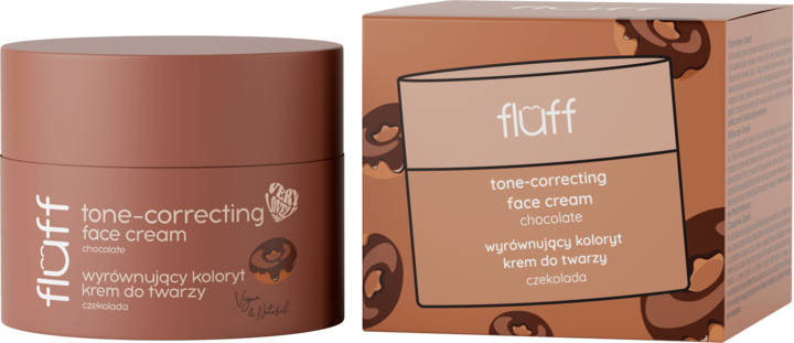 FLUFF, krem do twarzy, wyrównujący koloryt, Czekolada, 50 ml | Drogeria ...