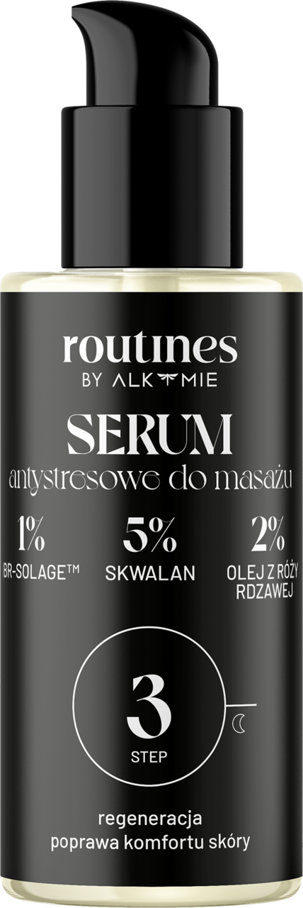 ROUTINES BY ALKMIE, serum olejowe do masażu twarzy, szyi i dekoltu, antystresowe, 30 ml ...