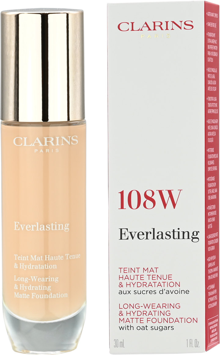 CLARINS, Everlasting , podkład do twarzy, nr 108W Sand, 30 ml ...