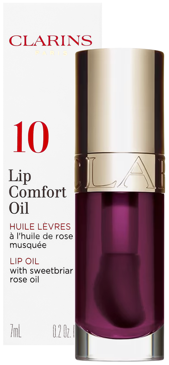 CLARINS, Lip Comfort , olejek do ust, nr 10 Plum, 7 ml | Drogeria ...
