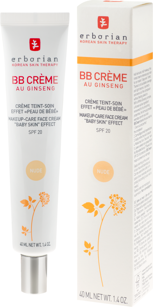 ERBORIAN, krem BB, SPF 20, Nude, 40 ml | Drogeria Rossmann.pl