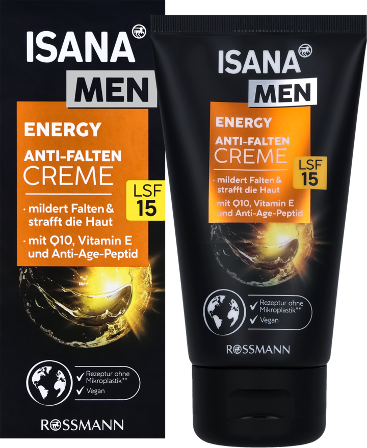 ISANA MEN, Energy , krem do twarzy, przeciwzmarszczkowy, SPF 15, 75 ml ...