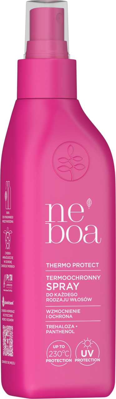 NEBOA, Thermo Protect , spray do włosów każdego rodzaju, termoochronny ...
