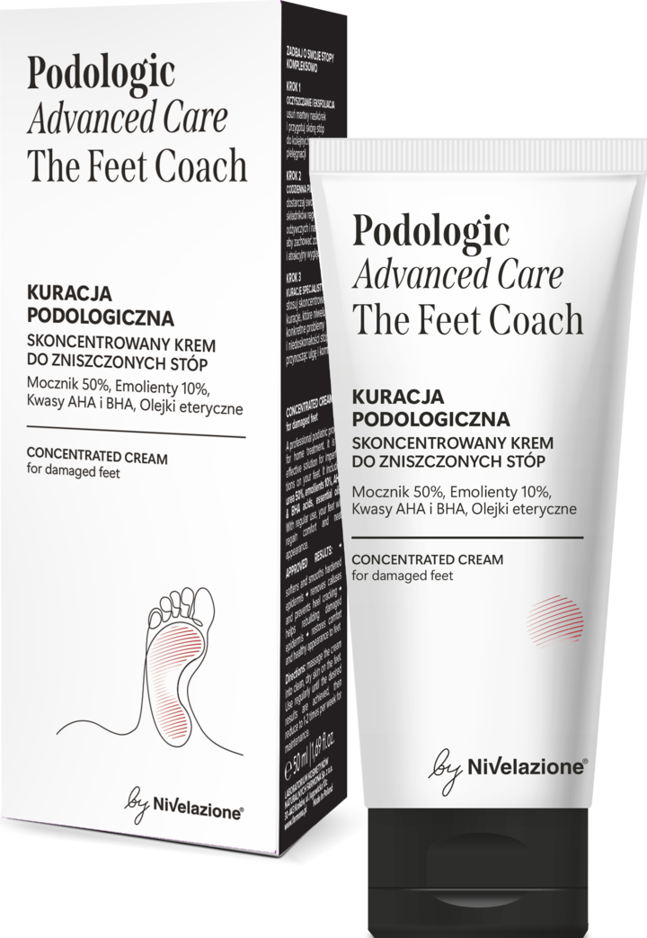 PODOLOGIC, Advanced Care , krem do stóp, zniszczonych, skoncentrowany, Kuracja podologiczna,, 50 ...