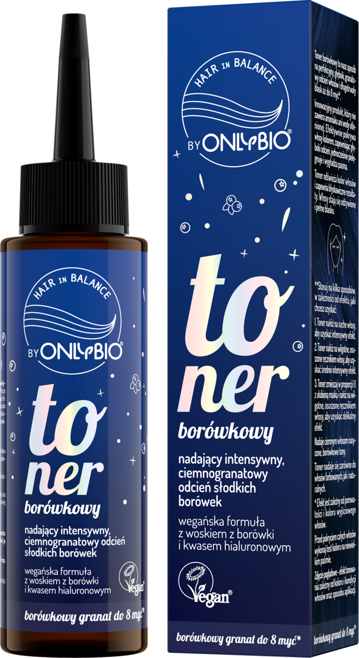 ONLYBIO HAIR IN BALANCE, toner do włosów, Borówkowy, 100 ml | Drogeria ...