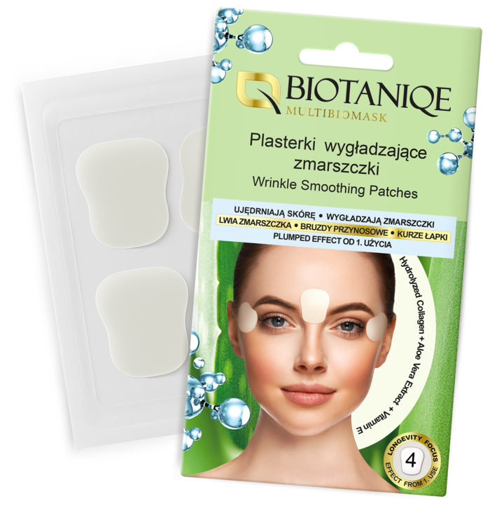 BIOTANIQE, MultiBioMask , plasterki do twarzy, wygładzające zmarszczki ...