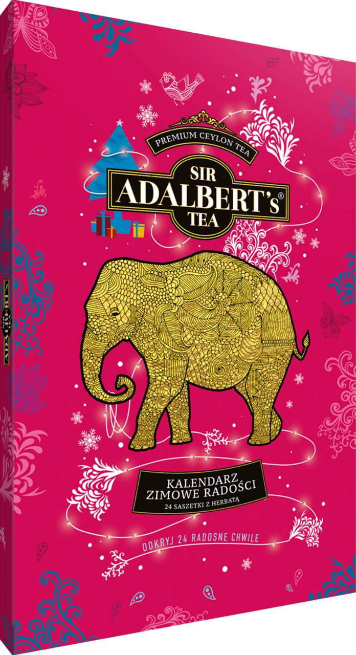 ADALBERT'S TEA, Zimowe Radości , kalendarz adwentowy z cejlońską ...