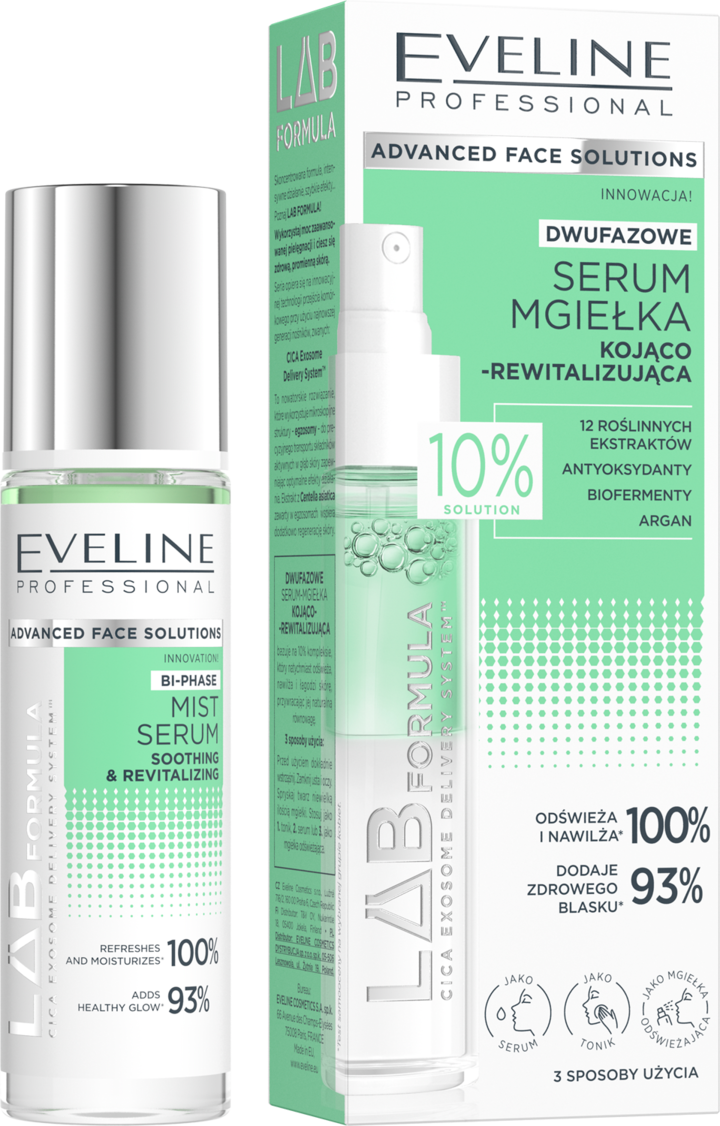 EVELINE COSMETICS, Advanced Face Solutions LAB Formula, serum-mgiełka ...