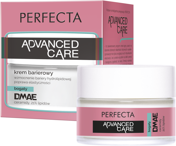 PERFECTA, Advanced Care , krem do twarzy, barierowy, z DMAE, ceramidami ...