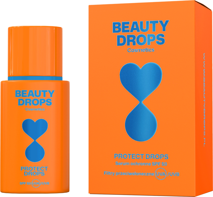 BEAUTY DROPS COSMETICS, Protect Drops , serum do twarzy, ochronne, SPF ...