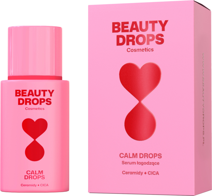 BEAUTY DROPS COSMETICS, Calm Drops , serum do twarzy z ceramidami i ...