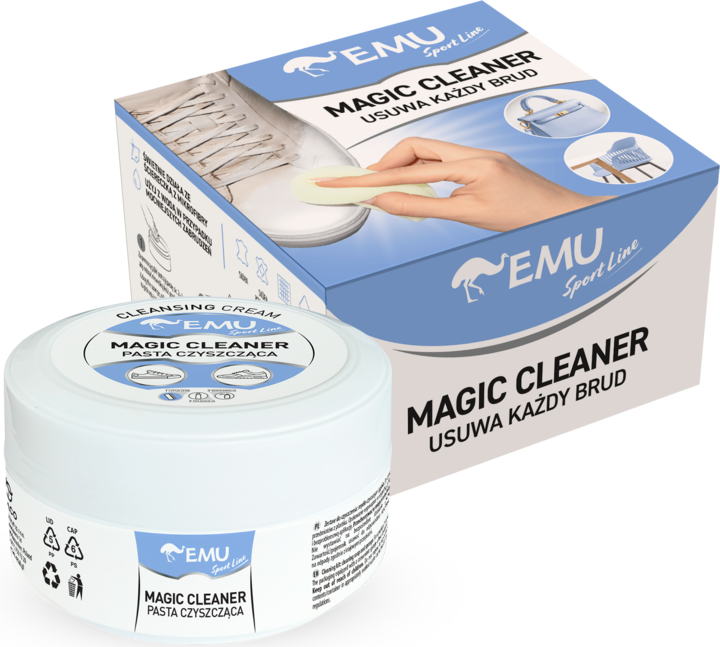 EMU, Sport Line Magic Cleaner, pasta czyszcząca do obuwia, z gąbką, 160 ...