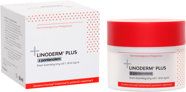 ZIOŁOLEK LINODERM, Plus , krem kosmetyczny z pantenolem, od 1. dnia ...