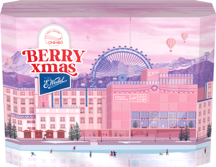 ONLYBIO HAIR IN BALANCE, & E.Wedel Berry Xmas, kalendarz adwentowy z kosmetykami i słodyczami ...