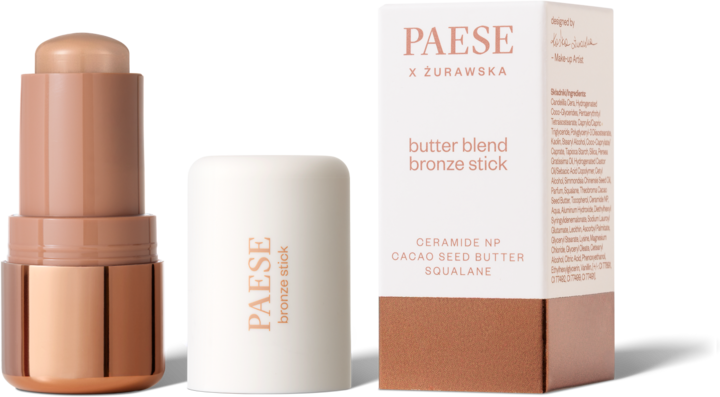 PAESE, x Żurawska , bronzer do twarzy, w sztyfcie, masełkowy, nr 01 ...