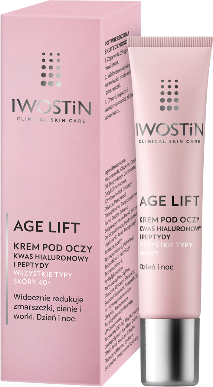 IWOSTIN, Age Lift , krem pod oczy, przeciwzmarszczkowy, 15 ml | Drogeria Rossmann.pl