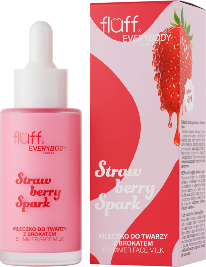 FLUFF, , mleczko do twarzy z brokatem, 40 ml | Drogeria Rossmann.pl