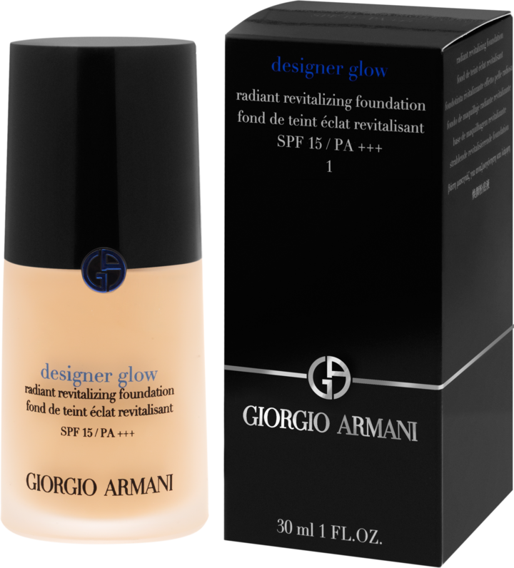 GIORGIO ARMANI, Designer Glow , podkład do twarzy, rozświetlający, SPF ...