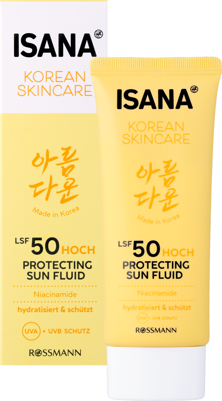 ISANA, Korean Skincare , krem do twarzy, przeciwsłoneczny, SPF 50, 50 ...