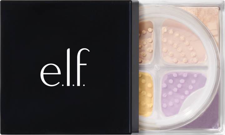 e.l.f., Set It Bright , puder do twarzy, sypki, Medium-Tan, 10,6 g ...