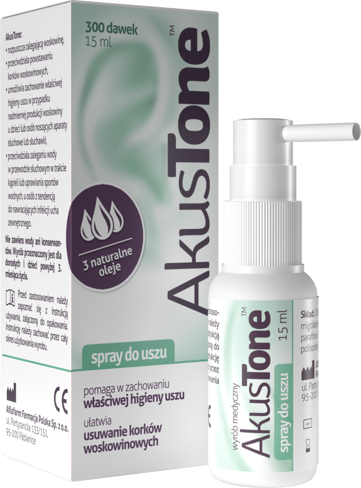 AKUSTONE, spray do uszu, 15 ml | Drogeria Rossmann.pl